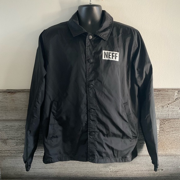 Disney | Jackets & Coats | Disney X Neff Snap Up Windbreaker Jacket ...